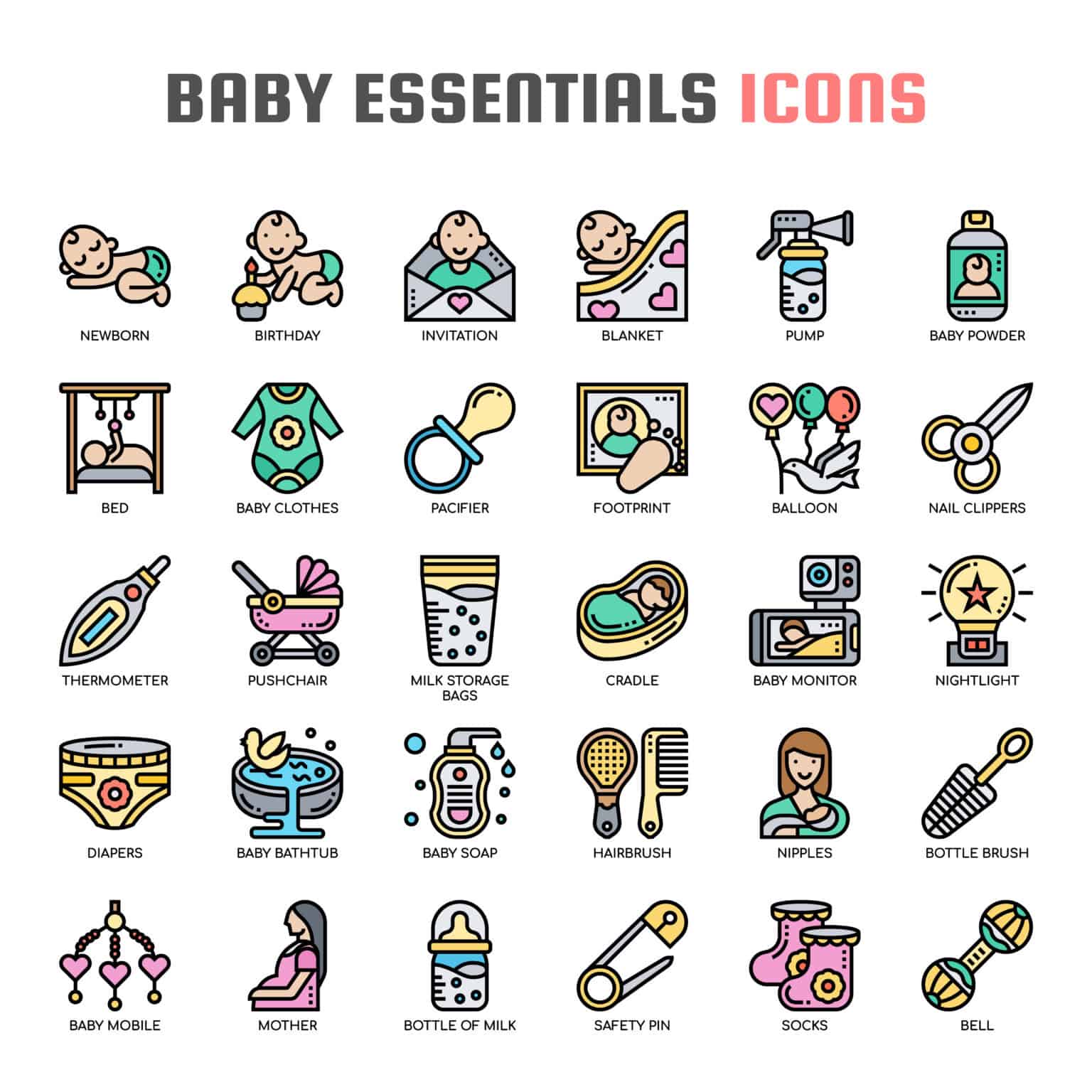 Complete List of Baby Essentials for the First Year 2026 - Cheerfully ...