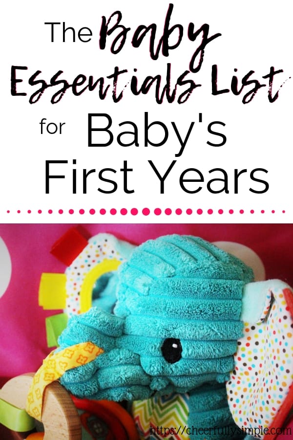 Complete List of Baby Essentials for the First Year 2025 - Cheerfully ...