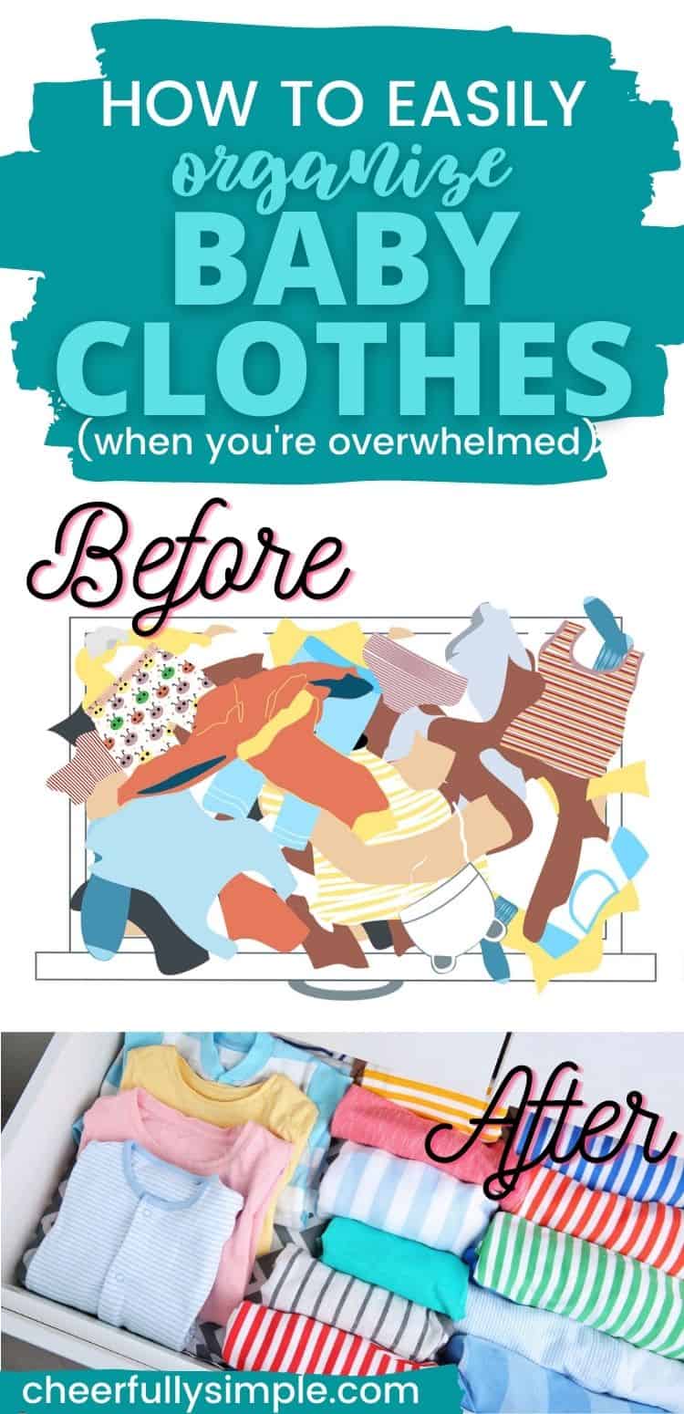 Easiest Ways to Organize Baby Clothes 2025 - Cheerfully Simple