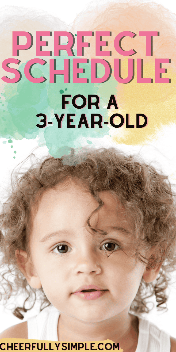 How to Create a Simple Schedule for a 3-Year-Old! 2025 - Cheerfully Simple