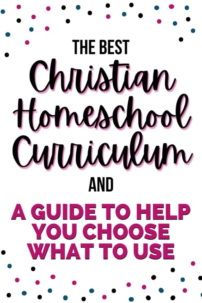 How to Find the Best Christian Homeschool Curriculum 2025 - Cheerfully ...