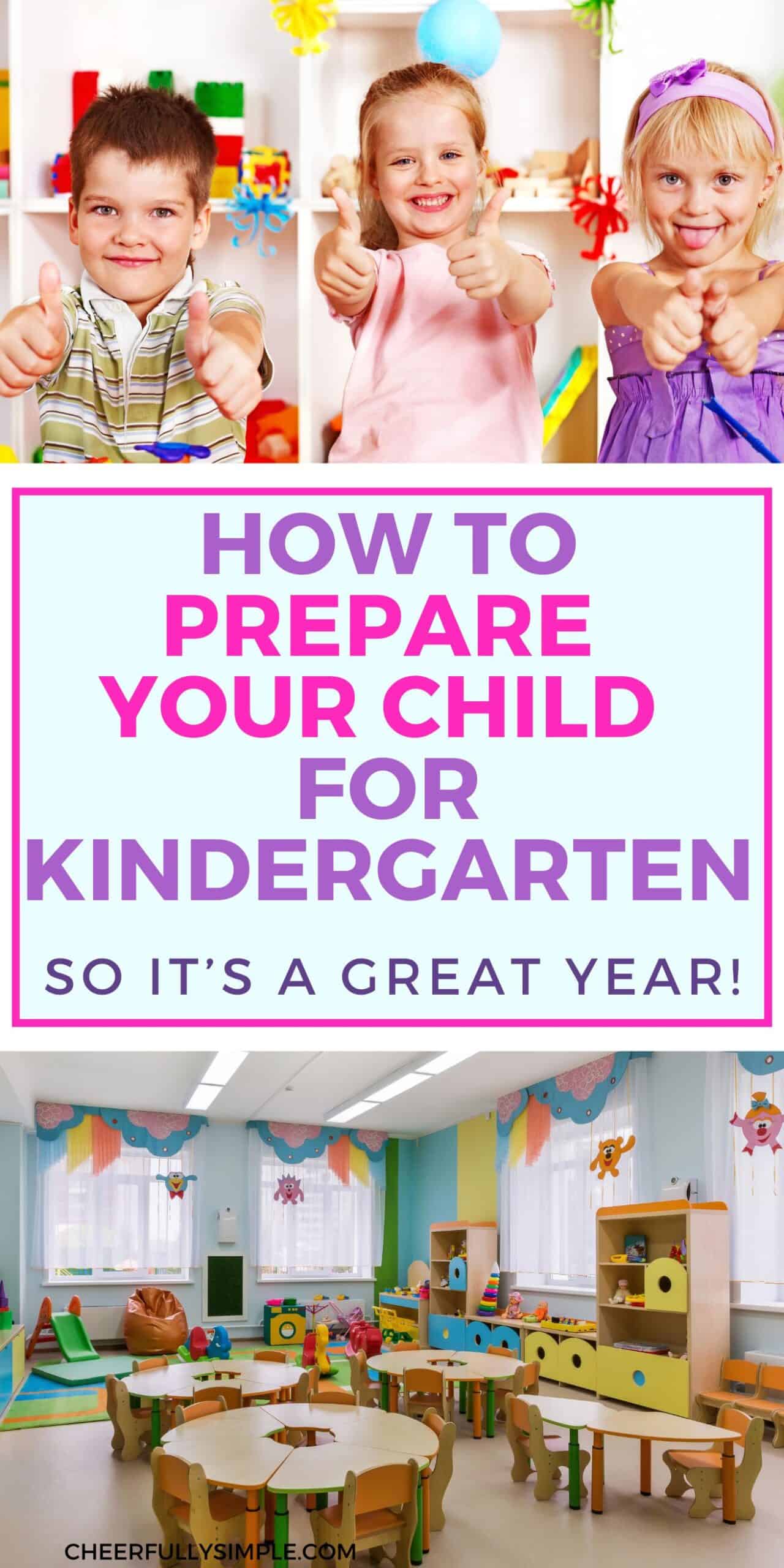 How to Prepare Your Child for Kindergarten 2025 - Cheerfully Simple