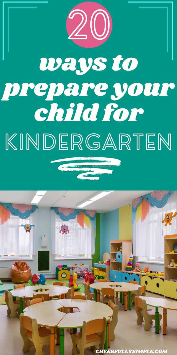 How to Prepare Your Child for Kindergarten 2025 - Cheerfully Simple