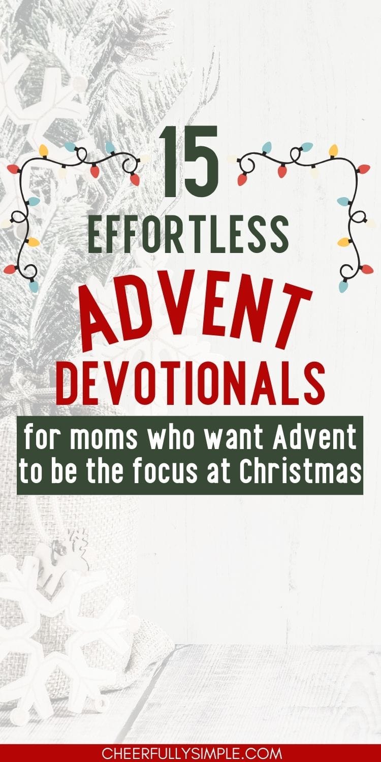 Advent Devotionals 2025 - Cheerfully Simple